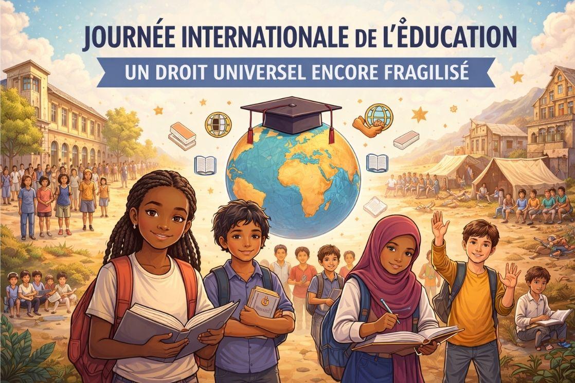 Journée internationale de l’éducation : un droit universel encore fragilisé