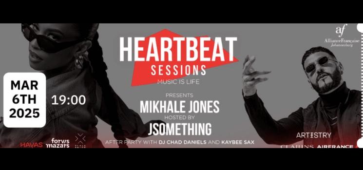 JOHANNESBURG: MIKHALE JONES, invitée vedette de la prochaine Heart Beat ...