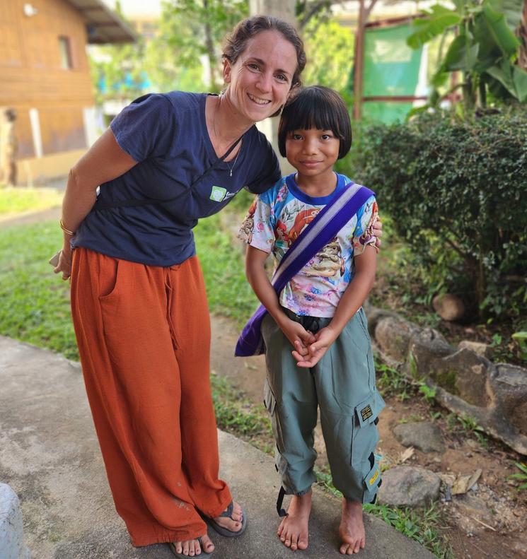 Caroline et Xavier, à Chiang Mai pour aider les « Enfants du Mékong