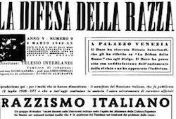COS’È ? – Les lois raciales du régime fasciste de Mussolini